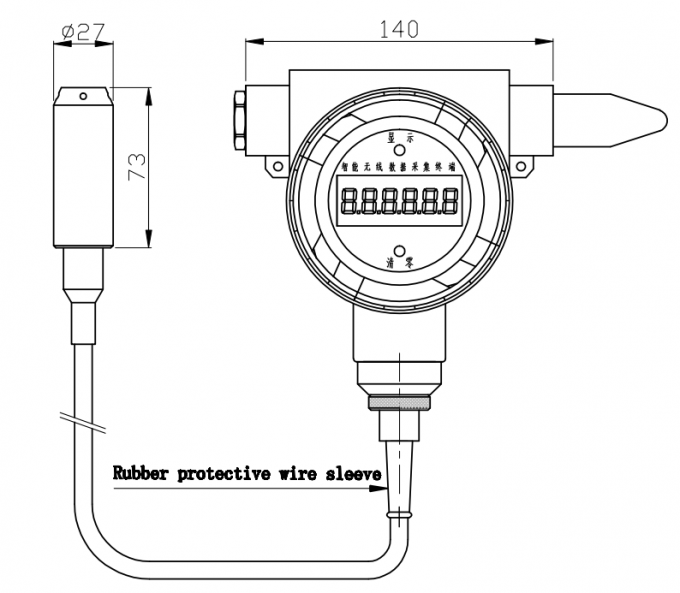 IP68 Level Wireless Pressure Transmitter Wireless Pressure Sensor ...