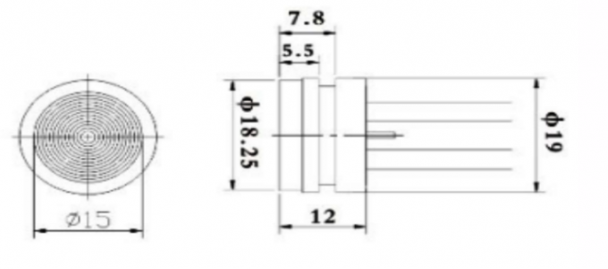 HT19 Piezoresistive Silicon Pressure Sensor Cell For High Accuracy ...