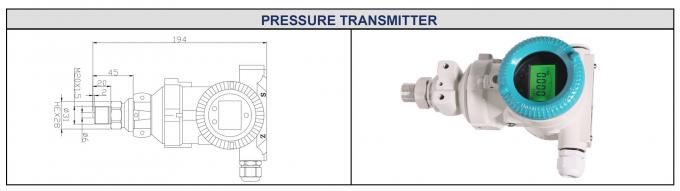 Digital Explosion Proof Pressure Transmitter Sensor 4-20mA Pressure ...